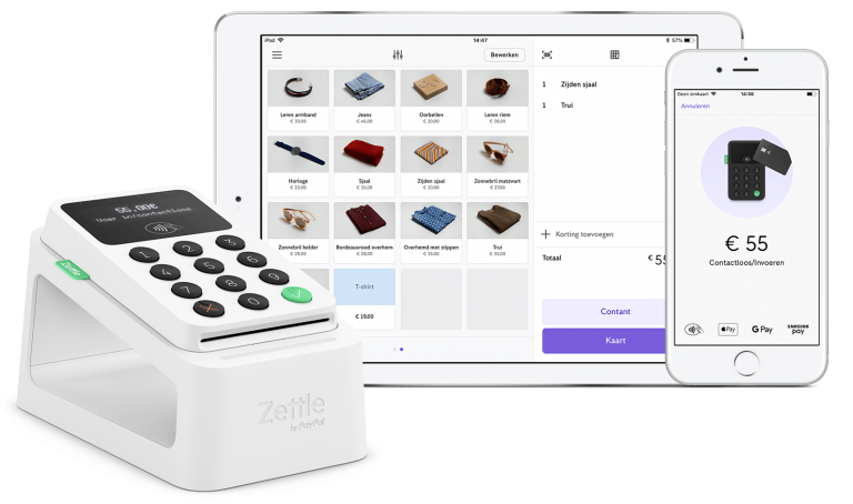Zettle review | Mobiele pinapparaten van Zettle | Kassazaak.be
